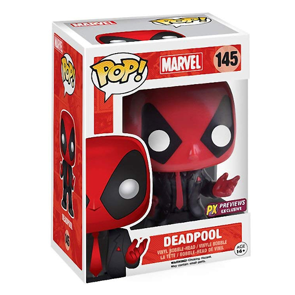Funko Pop! Marvel Deadpool 145 Exclusivo Original Colecionavel - Moça ...