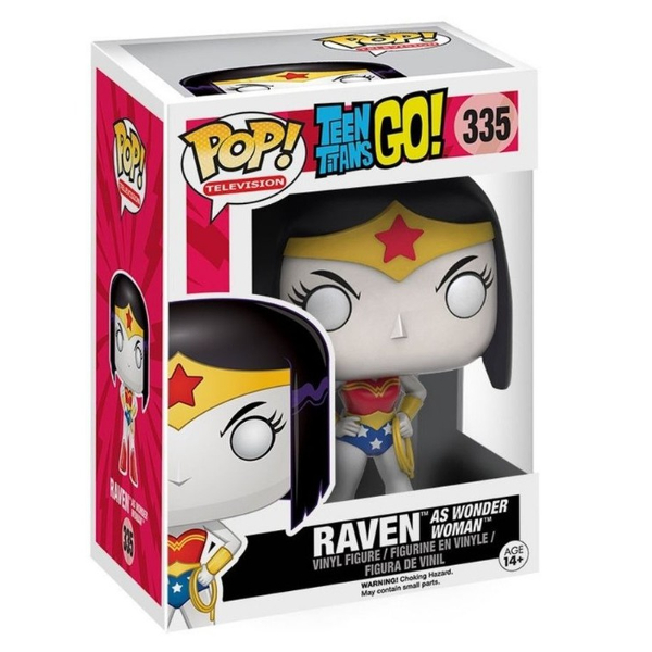 Funko Pop! Television Teen Titans Go! Raven As Wonder Woman 335 - Moça ...