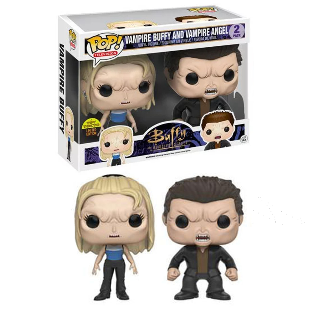 Funko Pop! Television Vampire Buffy And Vampire Angel 2 Pack Exclusivo ...