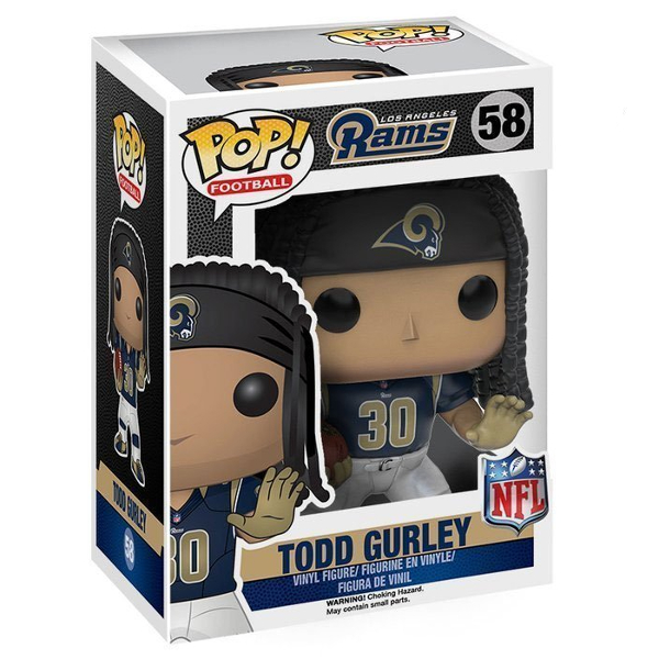 Funko Pop! Football Rams Todd Gurley 58 Exclusivo Original - Moça do ...