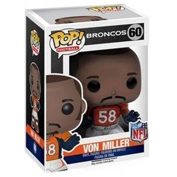 Funko Pop! Football Broncos Von Miller 60 Exclusivo Original - Moça do ...