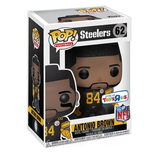 Funko Pop! Football Steelers Antonio Brown 62 Exclusivo Original - Moça ...