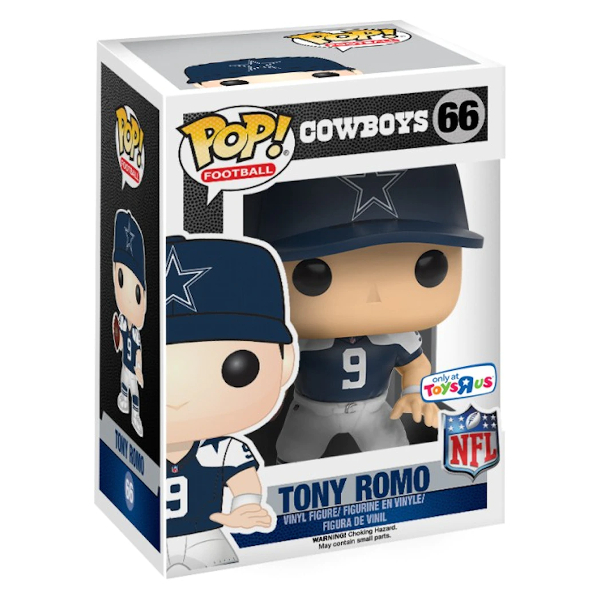 Funko Pop! Football Cowboys Tony Romo 66 Exclusivo Original - Moça do ...