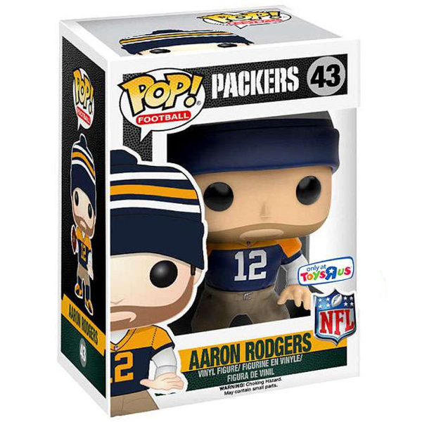 Funko Pop! Football Packers Aaron Rodgers 43 Exclusivo Original - Moça ...