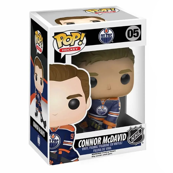 Funko Pop! Hockey Connor McDavid 05 Original - Moça do Pop - Funko Pop ...