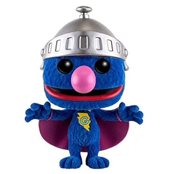 Funko Pop! Sesame Street Super Grover 01 Exclusivo Flocked Original ...