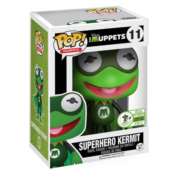 Funko Pop! Muppets Superhero Kermit 11 Exclusivo Original - Moça do Pop ...