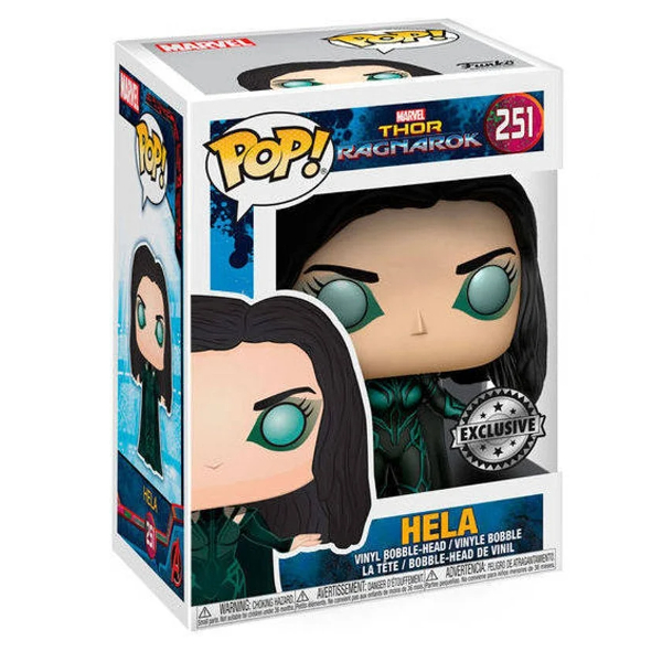 Funko Pop! Marvel Thor Ragnarok Hela 251 Exclusivo Original - Moça do ...