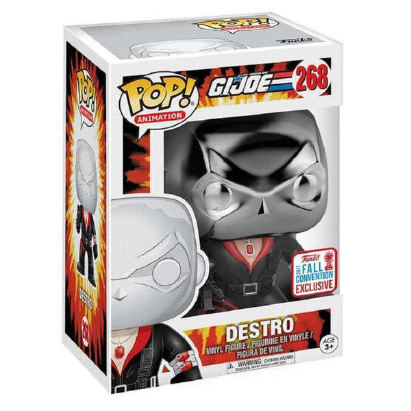 Funko Pop! Animation GiJoe Destro 268 Exclusivo Original - Moça do Pop ...