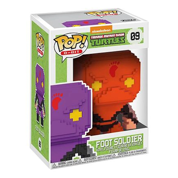 Funko Pop! 8-BIT Turtles Foot Soldier 09 Exclsivo Original - Moça do ...