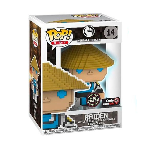 Funko Pop! 8-Bit Mortal Kombat X Raiden 14 Exclusivo Glow Chase - Moça ...