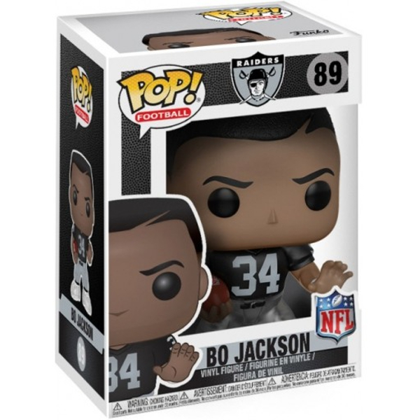 Funko Pop! Football NFL Raiders Bo Jackson 89 Original Colecionavel ...