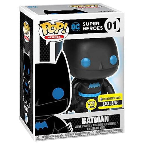Funko Pop! Heroes DC Comics Batman 01 Exclusivo Glow - Moça do Pop ...