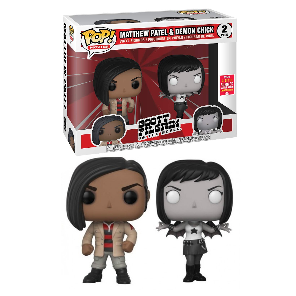 Funko Pop! Filmes Matthew Patel & Demon Chick 2 Pack Exclusivo - Moça ...