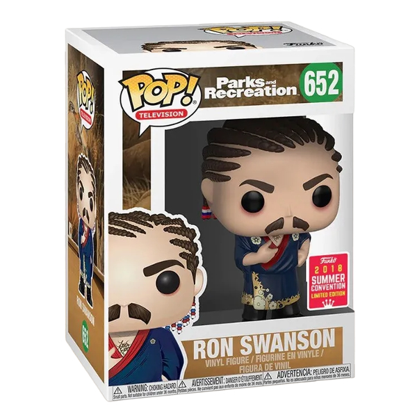 Funko Pop! Television Parks And Recreation Ron Swanson 652 Exclusivo ...