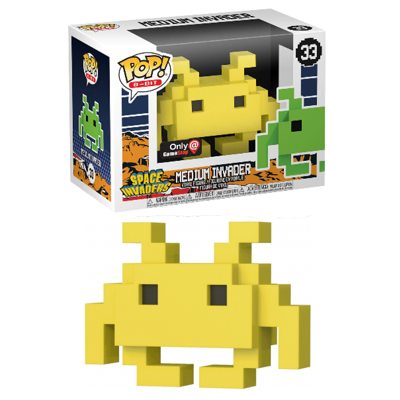 Funko Pop! 8-Bit Space Invaders Medium Invader 33 Exclusivo Original ...