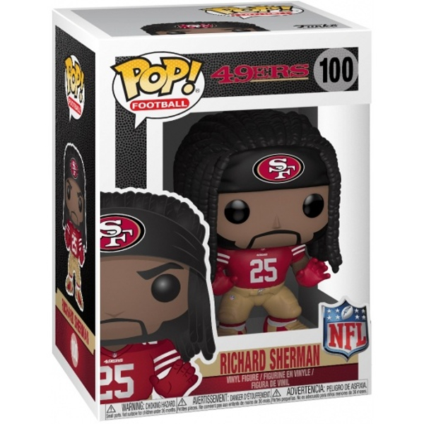 Funko Pop! Football 49 ERS Richard Sherman 100 NFL Original - Moça do ...