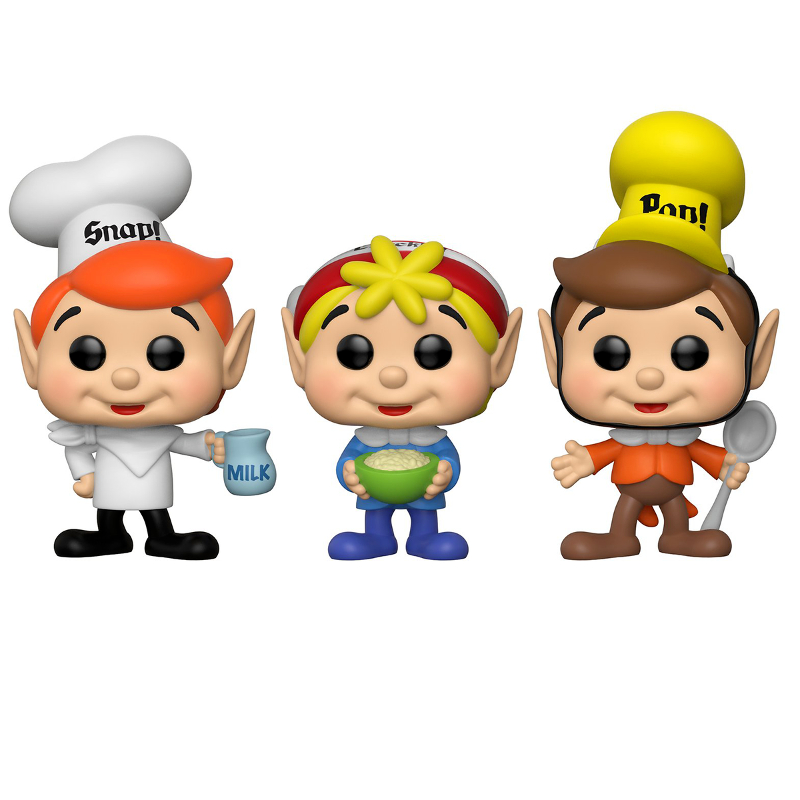 Funko Pop! Ad Icons Rice Krispies Snap! Crackle! Pop! 3 Pack Exclusivo ...