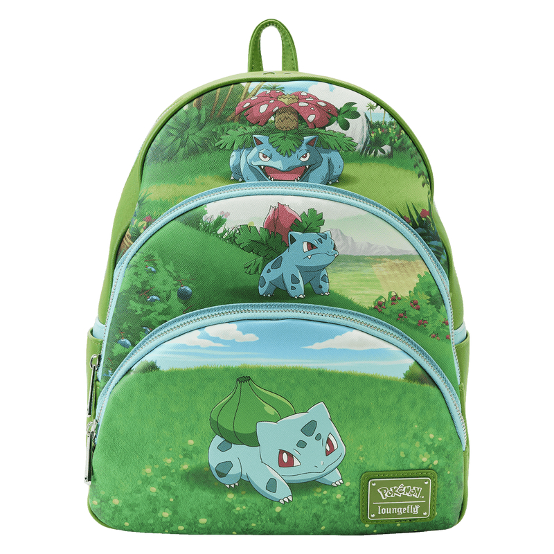 Loungefly Mini Backpack Pokémon Bulbasaur Evolutions Original - Moça do ...