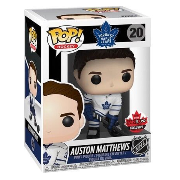 Funko Pop! Hockey Auston Matthews 20 Exclusivo Original - Moça do Pop ...
