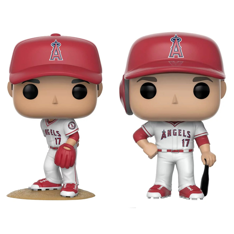 Funko Pop! MLB White Jersey Los Angeles Shohei Ohtani 2 Pack Exclusiv ...