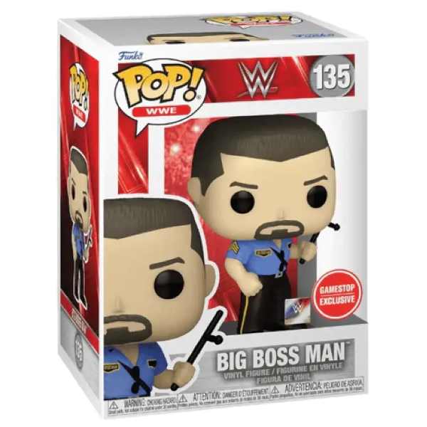 Funko Pop! WWE Big Boss Man 135 Exclusivo Original Colecionavel - Moça ...