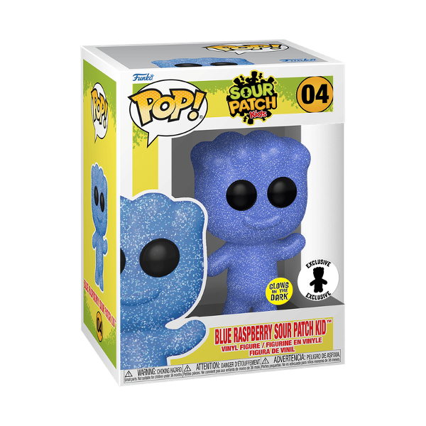 Funko Pop! Patch Blue Raspberry Sour Patch Kid 04 Exclusivo Glow - Moça ...