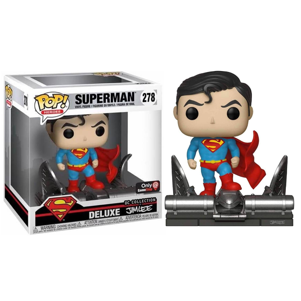 Funko Pop! Heroes Deluxe Superman 278 Exclusivo Original - Moça do Pop ...