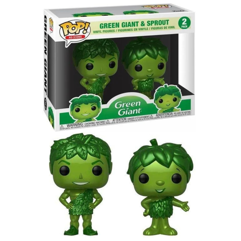 Funko Pop! Ad Icons Green Giant & Sprout 2 Pack Original Colecionavel ...