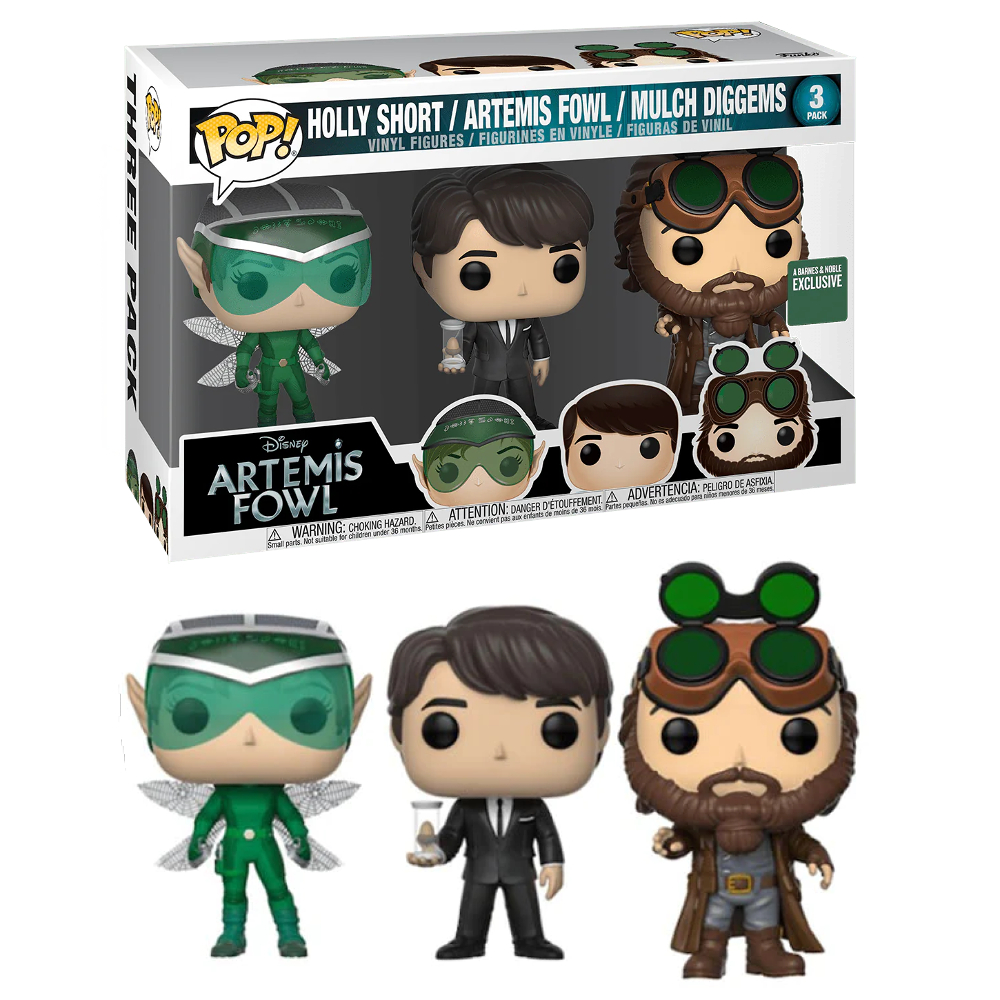 Funko Pop! Holly Short Artemis Fowl Mulch Diggems 3 Pack Exclusivo ...