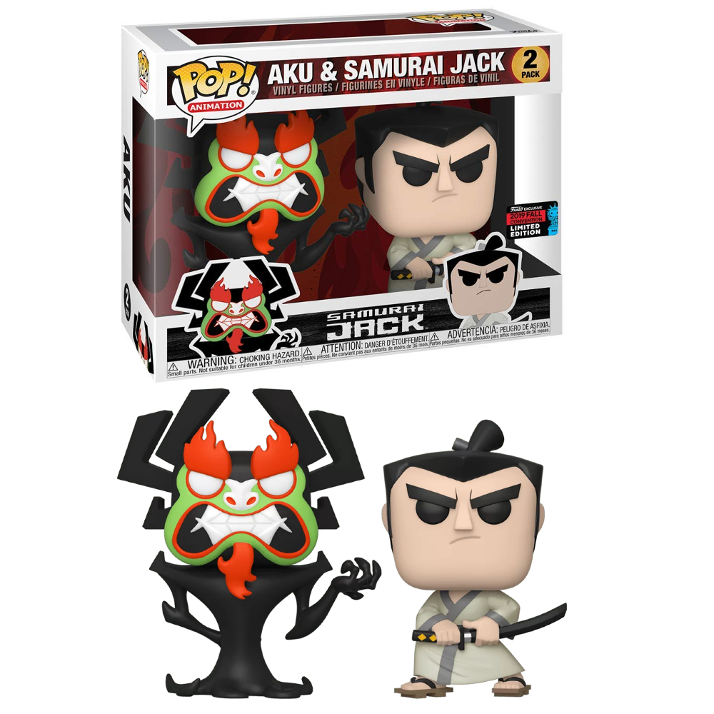 Funko Pop! Animation Aku & Samurai Jack 2 Pack Exclusivo Original ...