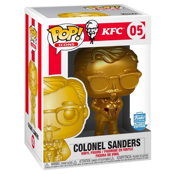 Funko Pop! Icons KFC Colonel Sanders 05 Exclusivo Original - Moça do ...