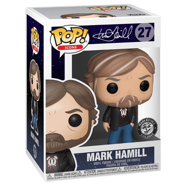 Funko Pop! Icons Mark Hamill 27 Exclusivo Original - Moça do Pop ...