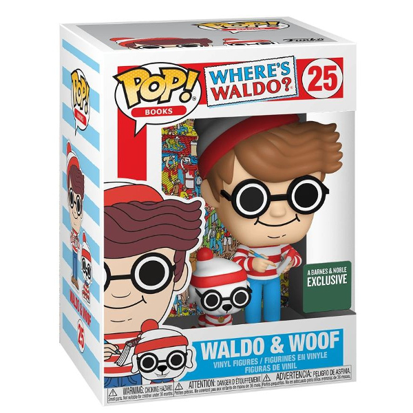 Funko Pop! Books Where's Waldo? Waldo & Woof 25 Exclusivo Original ...