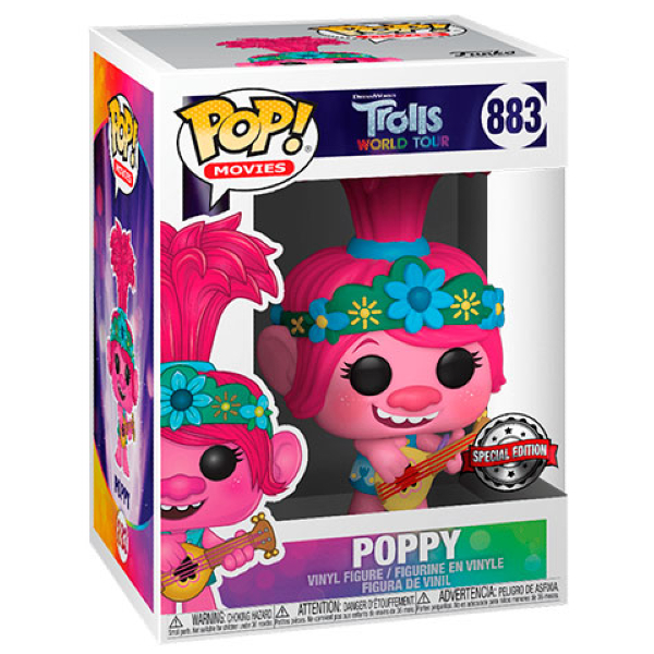 Funko Pop! Filmes Trolls World Tour Poppy 883 Exclusivo Original - Moça ...