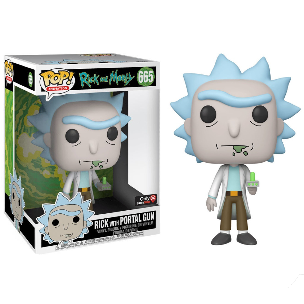 Funko Pop! Animation Rick And Morty Rick With Portal Gun 665 Exclusivo ...