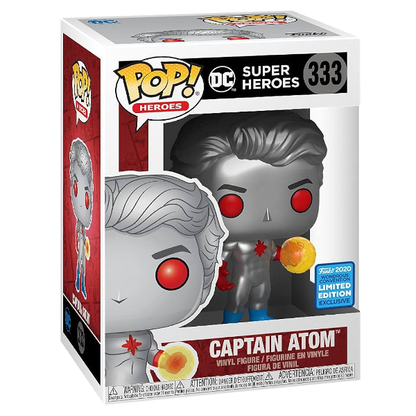 Funko Pop! Heroes Dc Super Heroes Captain Atom 333 Exclusivo - Moça do ...