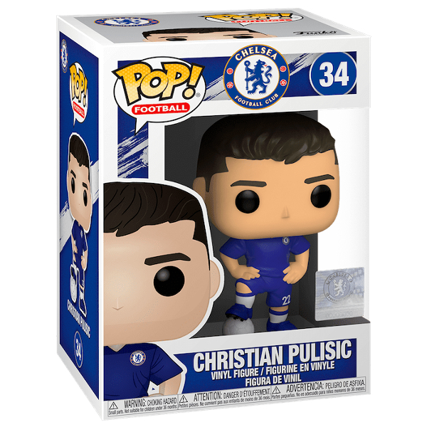 Funko Pop! Football Futebol Chelsea Christian Pulisic 34 Exclusivo ...
