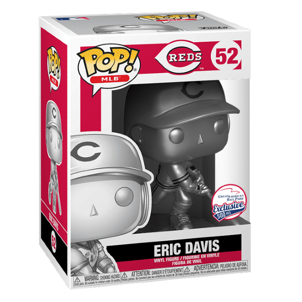 Funko Pop! MLB Reds Eric Davis 52 Exclusivo Original - Moça do Pop ...
