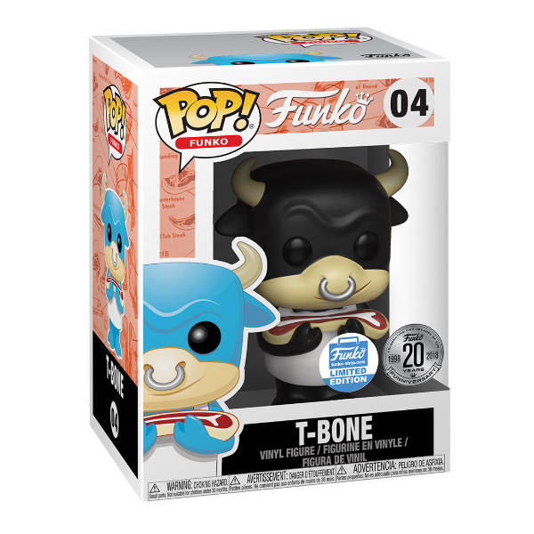 Funko Pop! Funko T-Bone 04 Exclusivo Original Colecionavel - Moça do ...