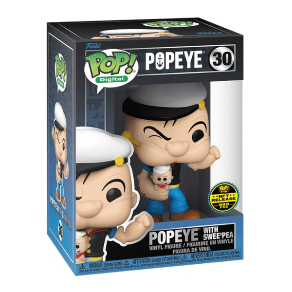 Funko Pop! Digital NFT Popeye With Sweepea 30 Exclusivo Original - Moça ...