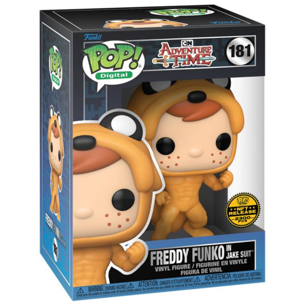 Funko Pop! Digital NFT Adventure Time Freddy Funko In Jake Suit 181 ...