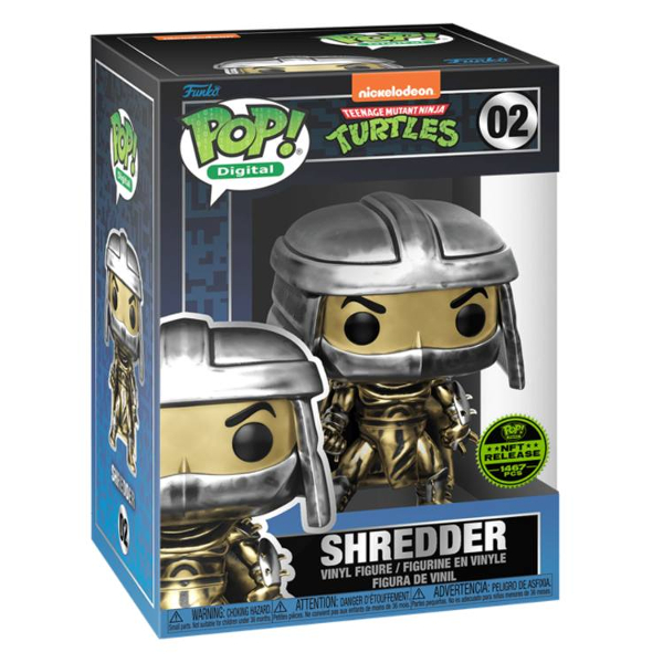 Funko Pop! Digital NFT Mutants Ninja Turtles Shredder 02 Exclusivo ...