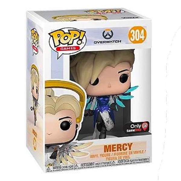 Funko Pop! Games Overwatch Mercy 304 Exclusivo Original - Moça do Pop ...