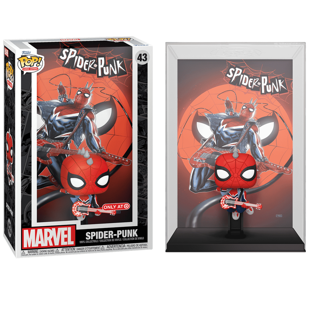 Funko Pop! Comic Covers Marvel Spider Man Spider-Punk 43 Exclusivo ...
