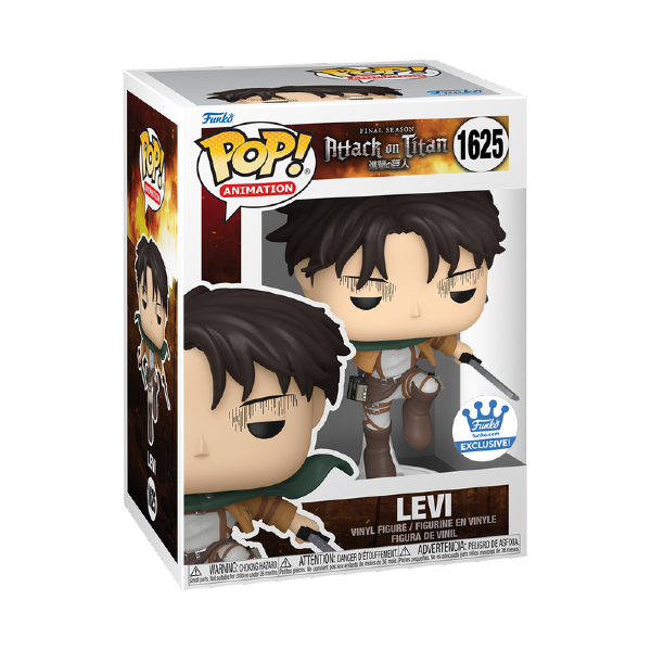 Funko Pop! Animation Attack On Titan Levi 1625 Exclusivo Original ...