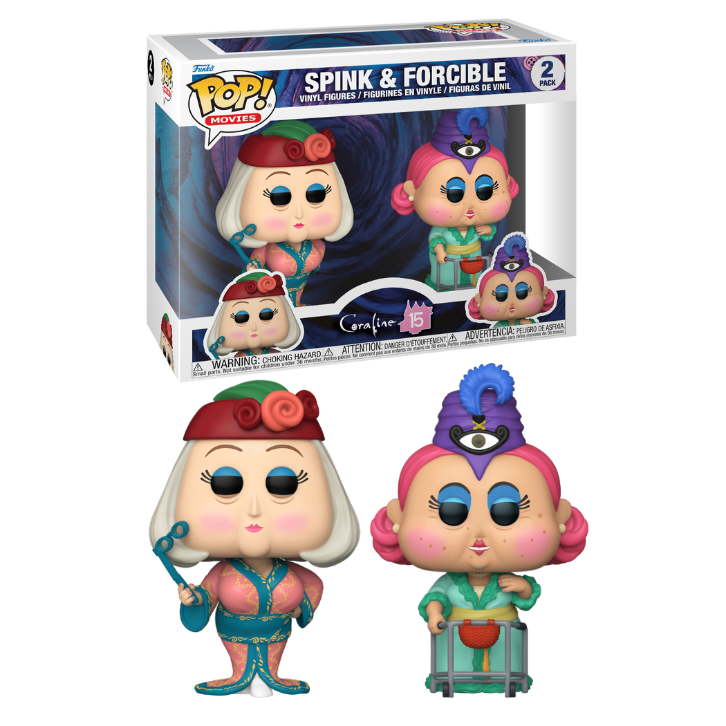 Funko Pop! Television Filme Coraline Spink & Forcible 2 Pack Original ...