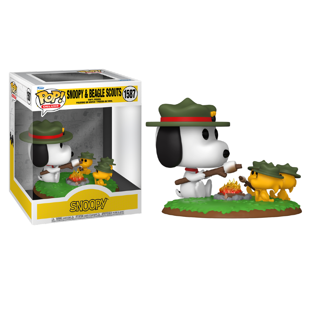 Funko Pop! Deluxe Animation Snoopy & Beagle Scouts 1587 Original - Moça ...