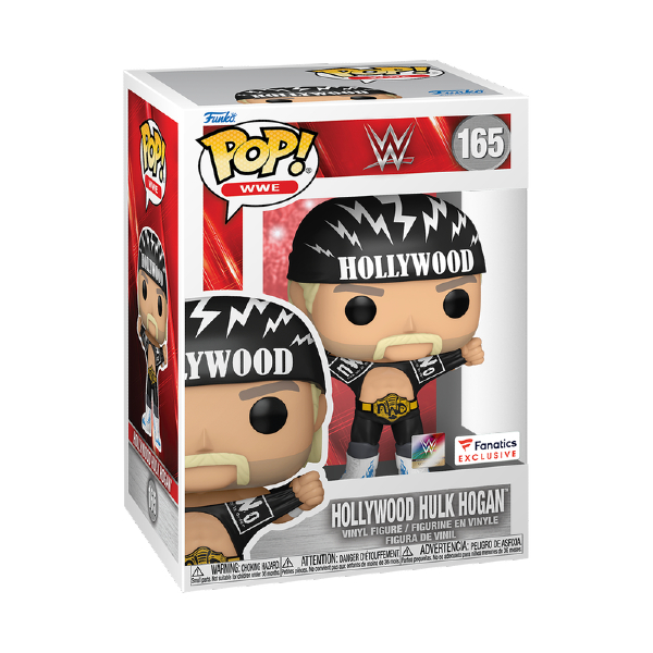 Funko Pop! WWE Hollywood Hulk Hogan 165 Exclusivo - Moça do Pop - Funko ...