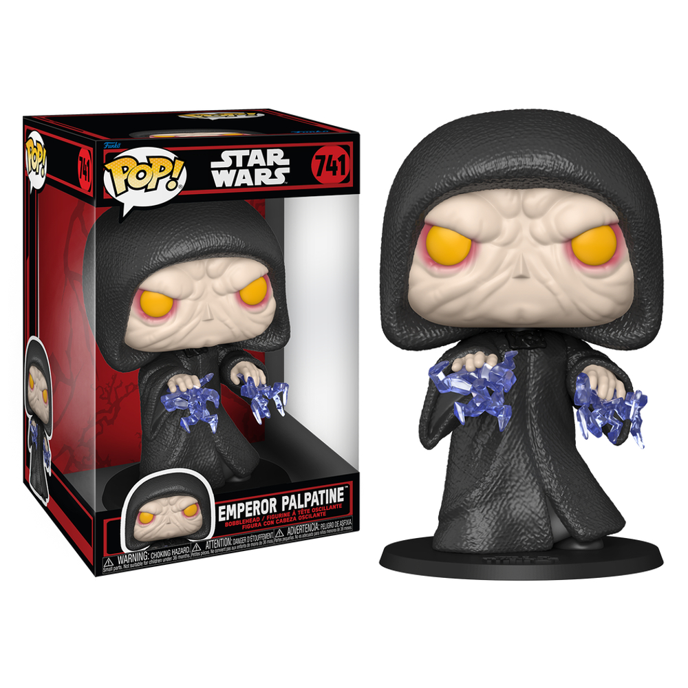 Funko Pop Television Star Wars Emperor Palpatine 741 10 Polegadas Moça Do Pop Funko Pop é Aqui